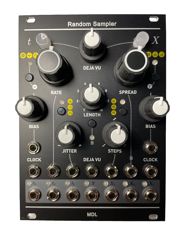MDL Music Random Sampler - Black Anodized Panel (Mutable | Reverb