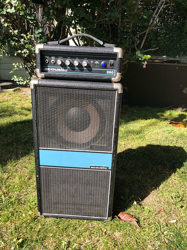 RARE Acoustic 260 mini stack bass amp 2000's - Black | Reverb