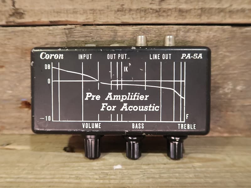 Coron PA-5A Pre Amplifier For Acoustic (Vintage and Rare) | Reverb