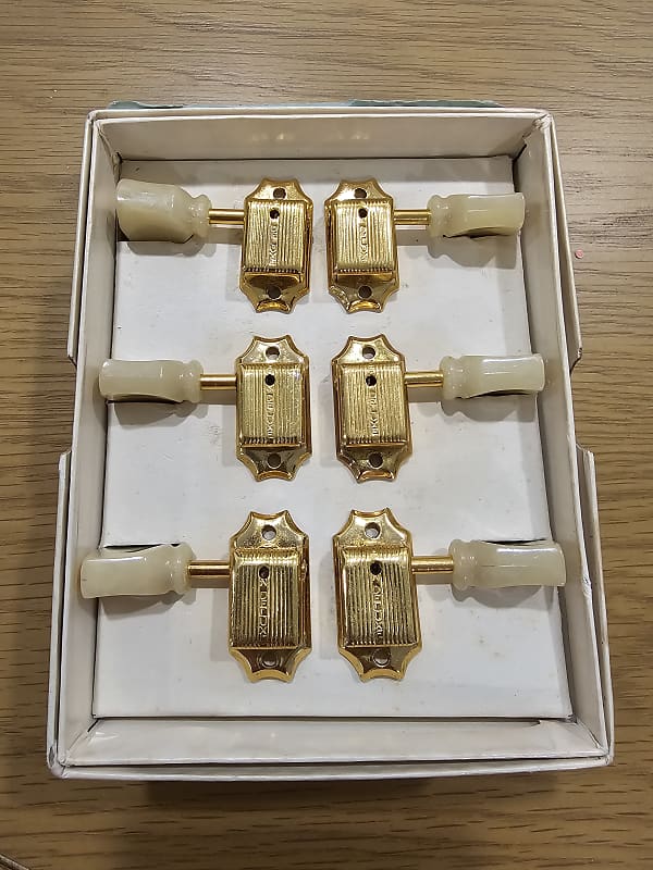 1959-1961 Kluson Deluxe Gold Single Line Tuners (For 50s | Reverb