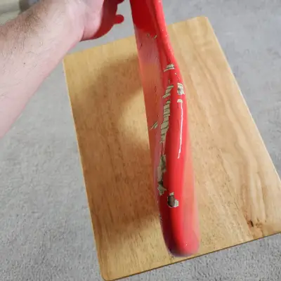 MJT Reliced Stratocaster Body 2010's Fiesta Red | Reverb