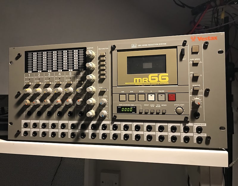 rare Vestax MR66 Multitrack Cassette 6-Track Recorder Deck | Reverb