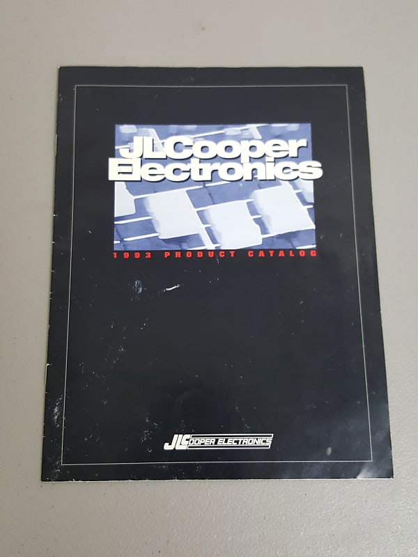 JL Cooper 1993 Product Catalog (Synapse, MSB + Rev 2, Fader | Reverb
