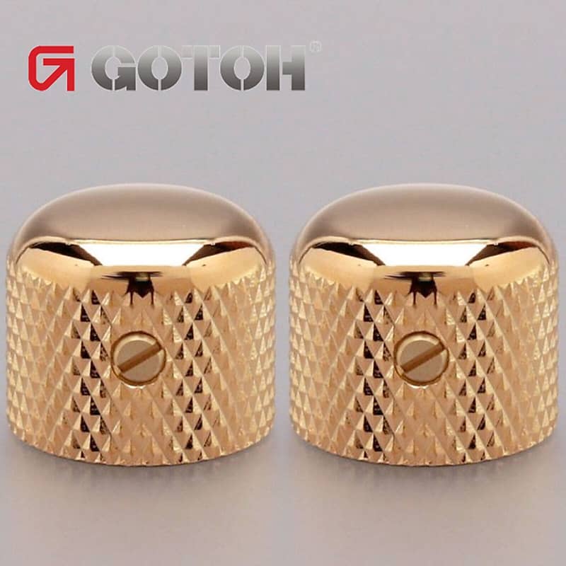 NEW (2) Gotoh VK3 Short Dome Knobs for 6mm Pots (Import | Reverb