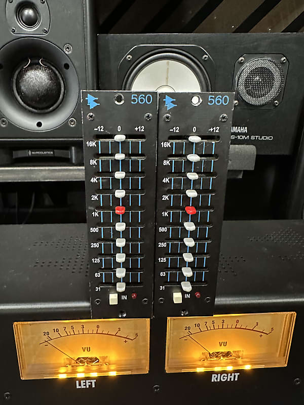 API 560 Graphic EQ Matched Serial Pair | Reverb