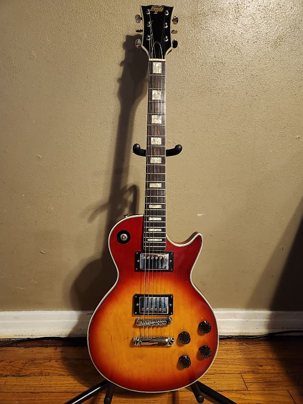Hondo II Les Paul Copy 1980's Cherry Burst | Reverb