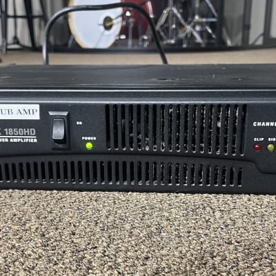 QSC RMX1850HD Professional Power Amplifier 2000s - Black | Reverb