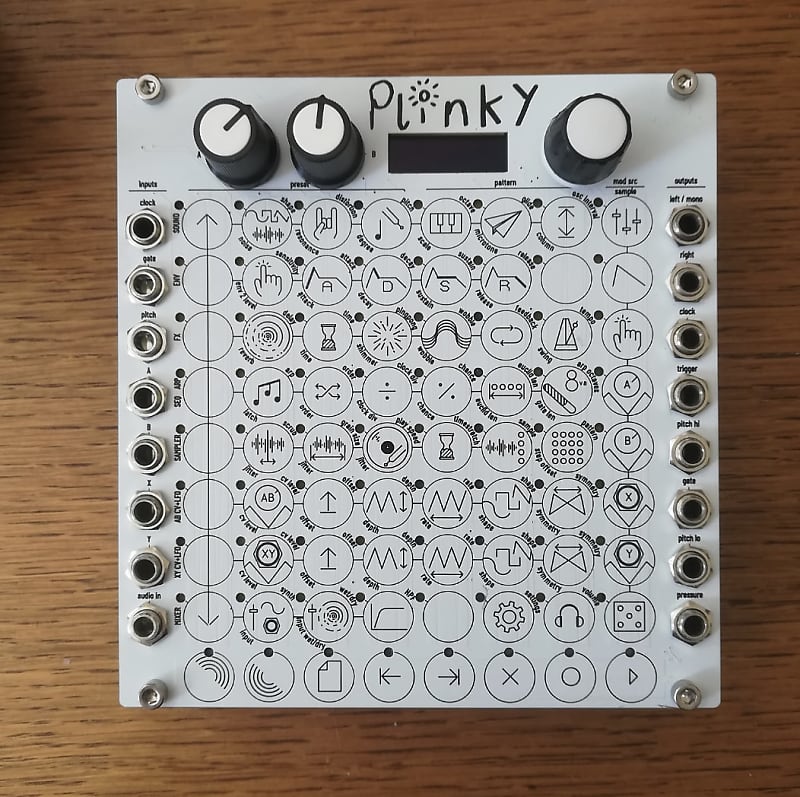 Plinky v2 White Eurorack Module | Reverb