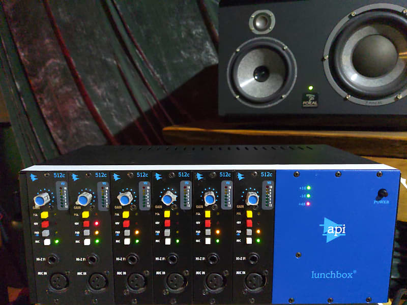 API 500-6B HC Lunchbox 6-Slot Powered 500 Series Frame Plus 6 | Reverb