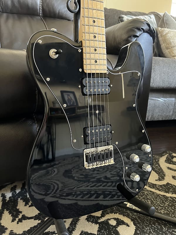 Fender Telecaster 72 Deluxe Black Custom Build | Reverb