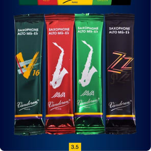 Vandoren SRMIXA35 Alto Saxophone Mix Card Reed Variety | Reverb UK