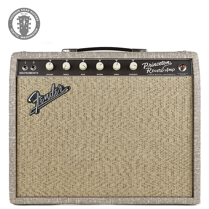 2018 Fender '65 Princeton Reverb Fawn Greenback FSR | Reverb