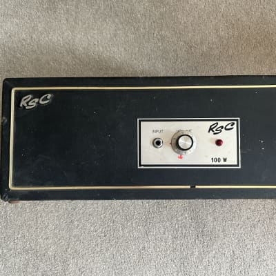 RSC 100 Watt Amp 1970s - Black | Reverb UK