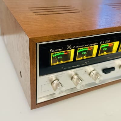 Vintage Sansui QS-500 Quadraphonic Synthesizer & Rear | Reverb