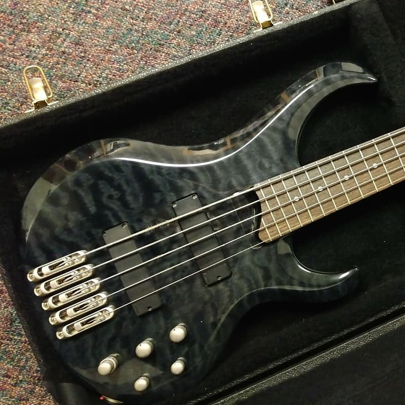 Ibanez BTB405QM 5-String Active Bass 35" scale in Transparent | Reverb