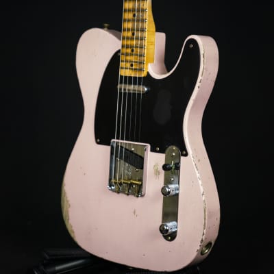 Fender Custom Shop 1952 Telecaster Heavy Relic Shell Pink | Reverb