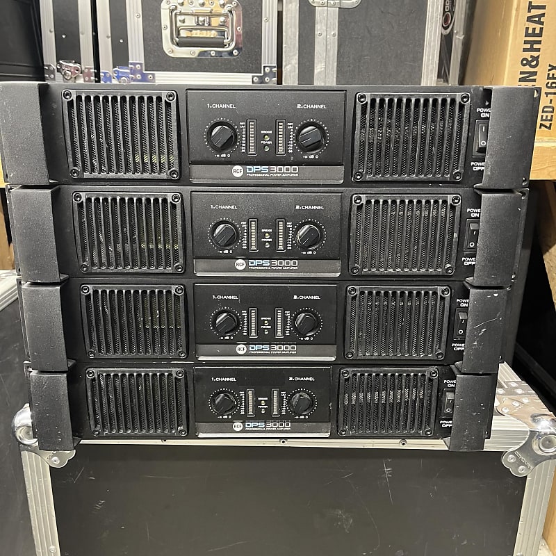 RCF DPS3000 x4 Power Amplifier Package | Reverb