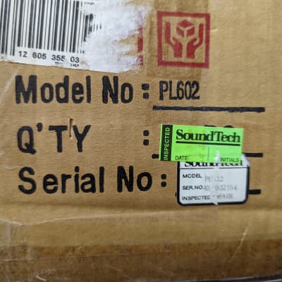 NEW! SoundTech 600 Watt PL 602 Stereo Power Amplifier - Never | Reverb