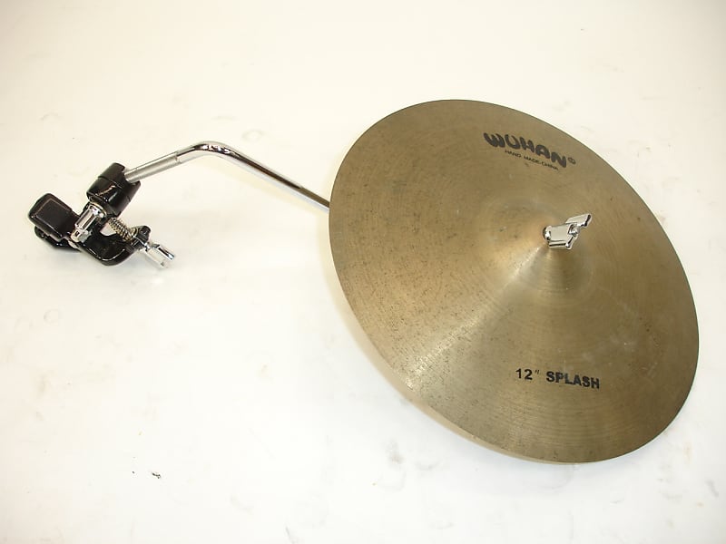 Wuhan 12" Splash Cymbal with Cymbal Mount Bracket & Rod | Reverb