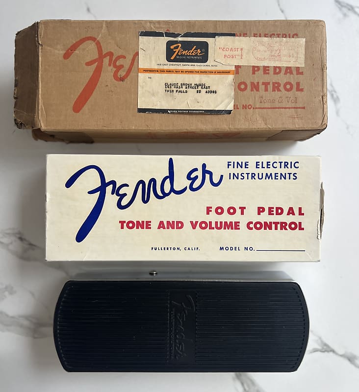1966 Fender Tone & Volume Pedal Rare Collector Vintage Effect | Reverb