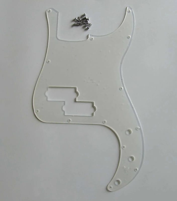 Transparent Clear Precision Bass Style Pickguard Plate | Reverb