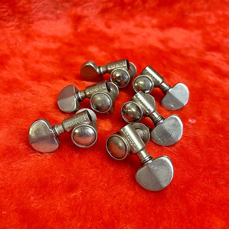 Grover PAF Rotomatic guitar tuners c 1959 Nickel pat pend | Reverb UK