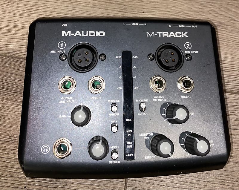 M-Audio M-Track Two-Channel USB Audio/MIDI Interface | Reverb