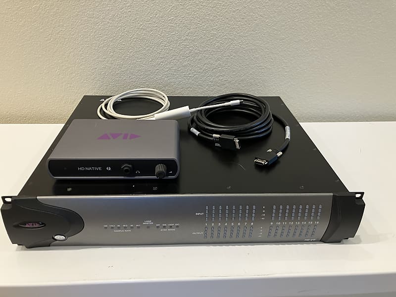Avid HD I/O 8x8x8 + HD Native Thunderbolt Bundle + Cables | Reverb