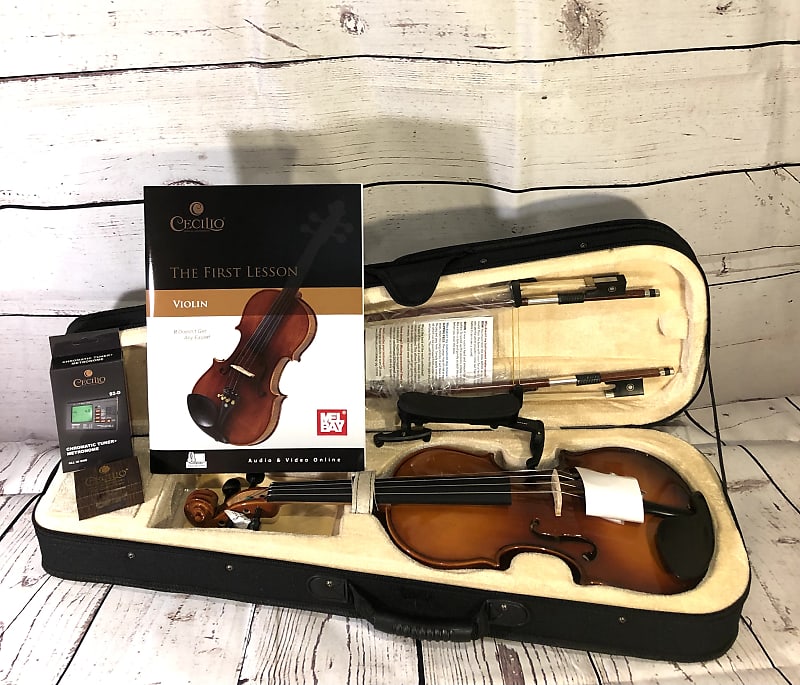 Cecilio CVN-300 1/2 Violin Student Kids 2022 Antique Varnish | Reverb