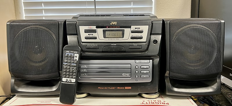 JVC PC-XC11 3 Disc CD Changer AM-FM Radio/Cassette Player | Reverb