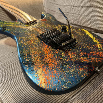 Charvel Model 2 1987-1988 - Splatter Paint | Reverb