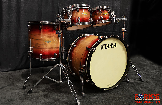 Tama Starclassic Maple Exotic 4pc in Ruby Pacific Walnut | Reverb
