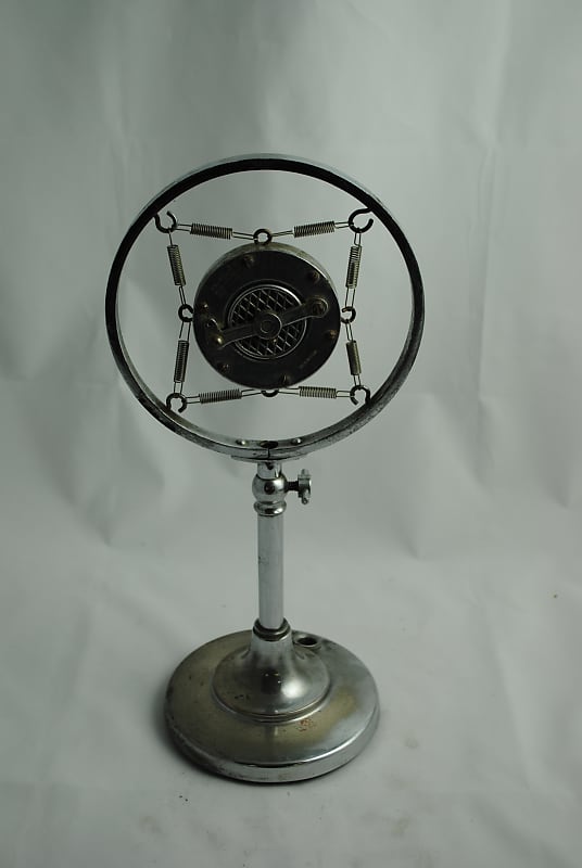 Vintage American Microphone Spring Mic Model CD 1930s | Reverb