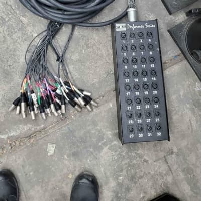 CBI Cables Performer Series 75' 24x8 XLR Snake 2000's - Black | Reverb