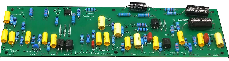 Clone PCB of preamp of SLO series amp installed with | Reverb