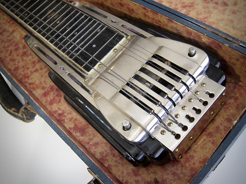 Teisco Hawaiian Steel Guitar Super Early with Original Case | Reverb