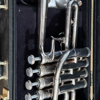 F. Schmidt 54s silver 4 valve piccolo trumpet Bb/A great | Reverb