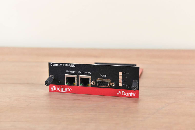 Audinate Dante-MY16-AUD Dante Network Card As-Is (church | Reverb