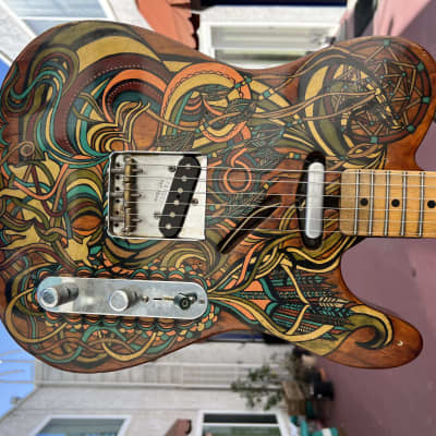 2007 GVCG Hand Painted Dreamcaster | Reverb