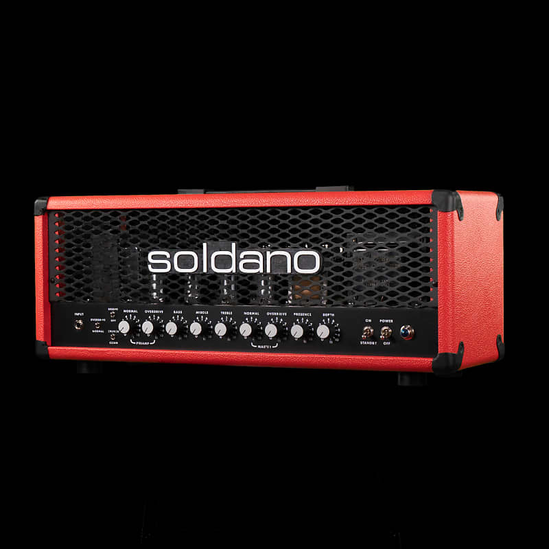 Soldano SLO100 Custom Red Bronco 100W 2-Channel High-gain | Reverb