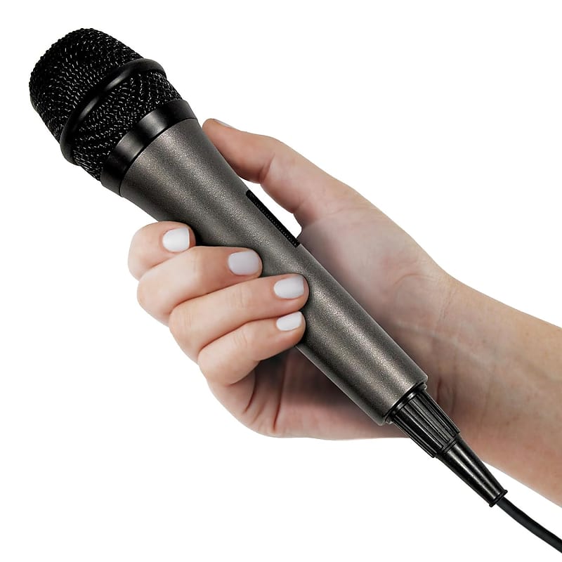 Wired Microphone For Karaoke, (Black) - Unidirectional | Reverb