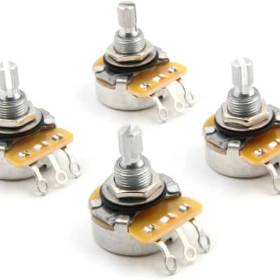 Electric Guitar Parts Kit: Audio Taper CTS 500k Pot: Set of 4 | Reverb