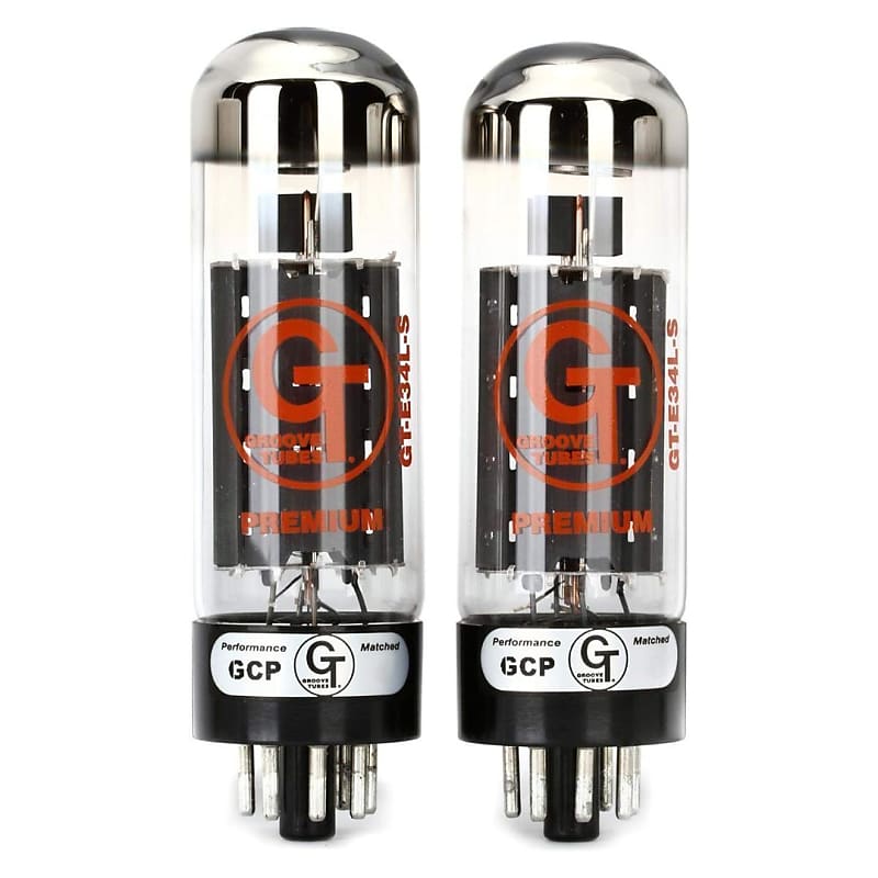 Groove Tubes GT-E34LS Medium Duet Power Tubes for Guitar | Reverb