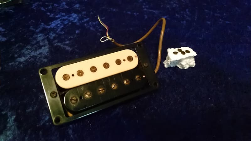 1988 Kramer KH-100 Bridge Zebra Humbucker W/Ring | Reverb