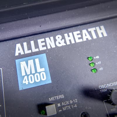 Allen & Heath ML-4000 analog mixing console, 32 ch / 12 aux / | Reverb
