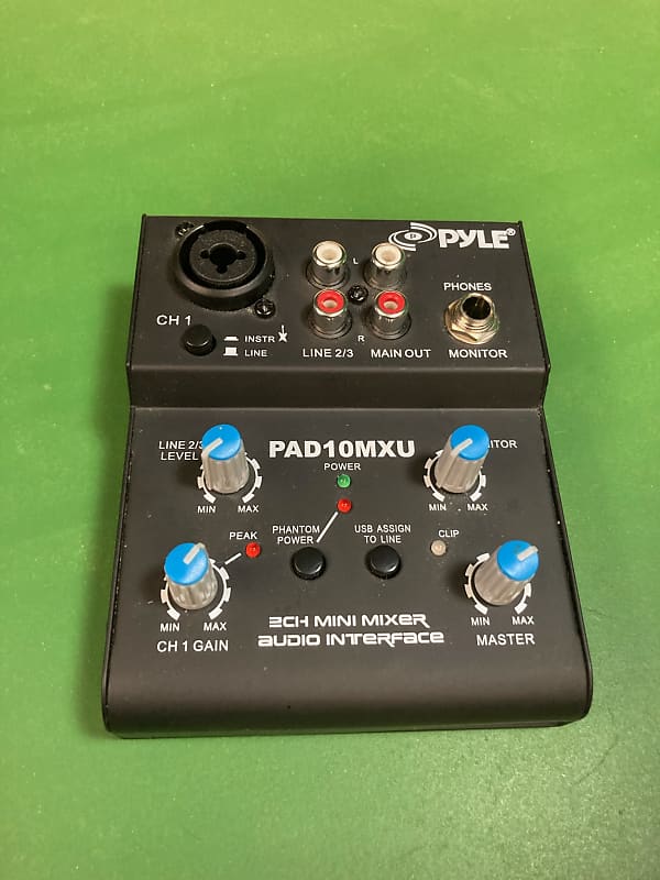 Pyle PAD 10MXU USB mixer/interface 2016 Black | Reverb