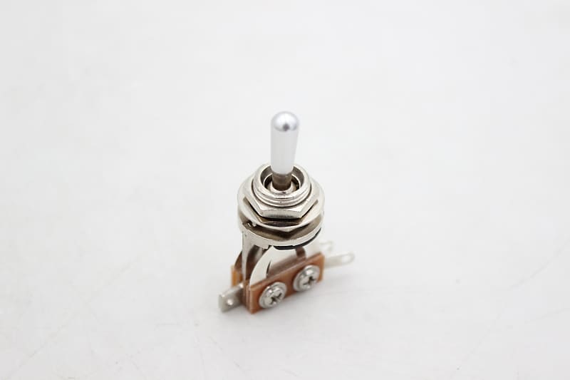 3-way Guitar Toggle Switch for LP - Chrome w/ Chrome Tip | Reverb