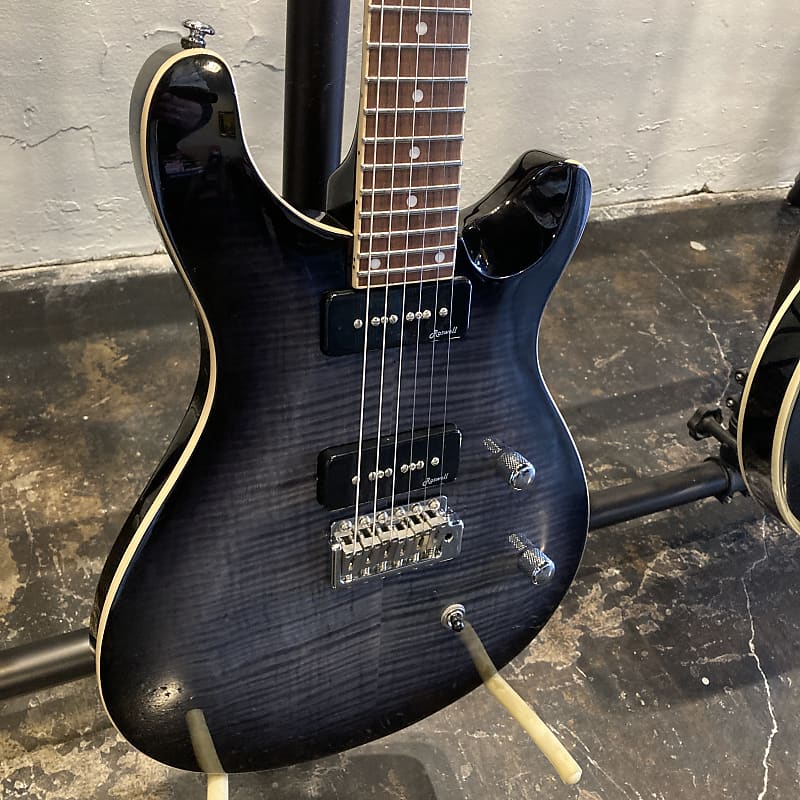 Harley Benton CST-24T Deluxe - Black Flame | Reverb