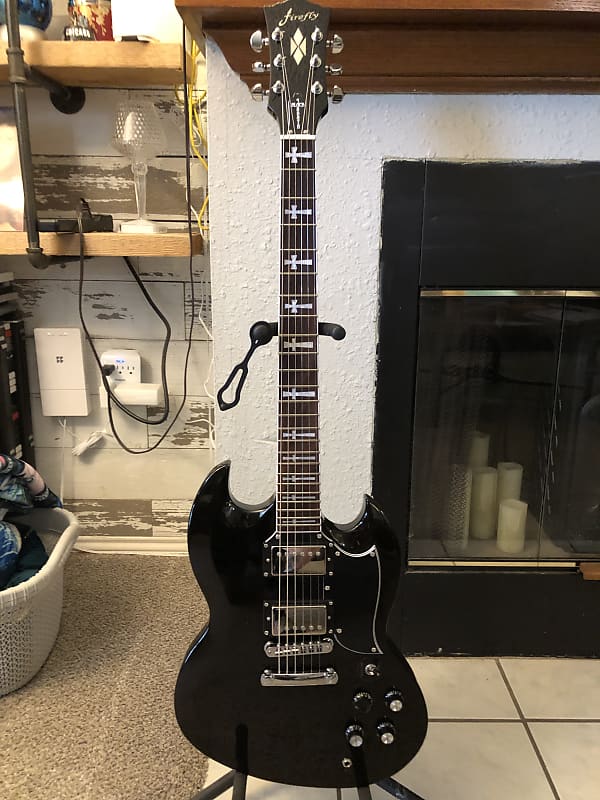 Firefly FFLGS 2022-2023 - Ebony Tony Iommi SG Custom Tribute | Reverb