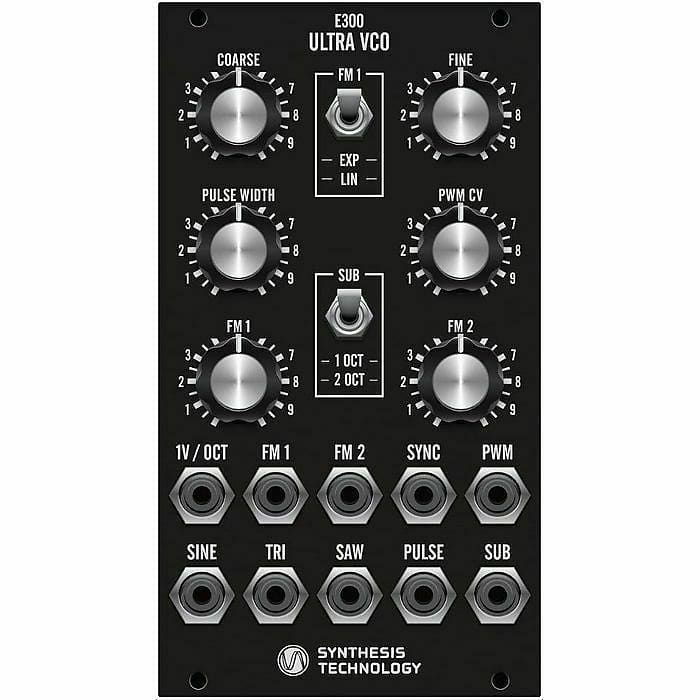 Synthesis Technology E300 Ultra VCO Module (black faceplate) | Reverb